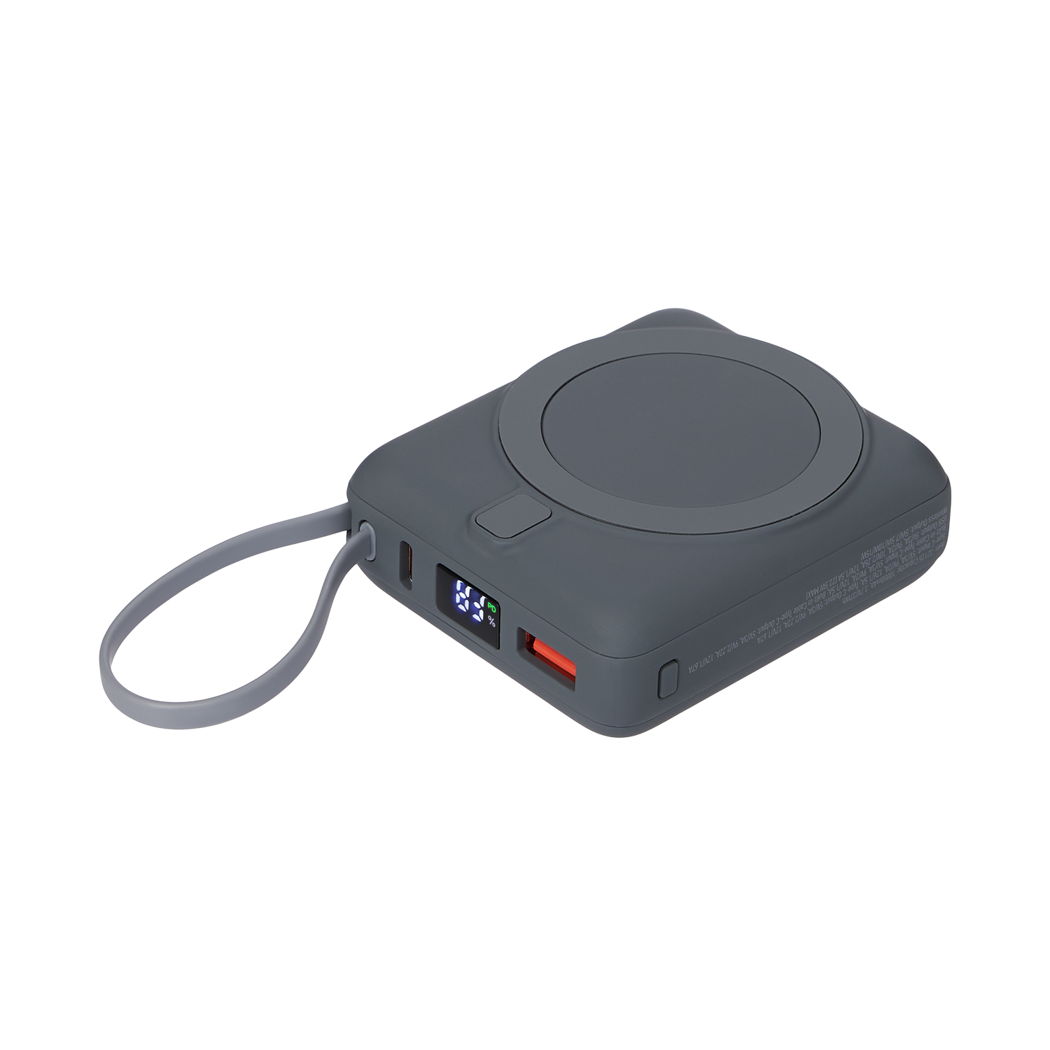 Внешний аккумулятор с подсветкой Ritter PD 10000mAh с функцией ...